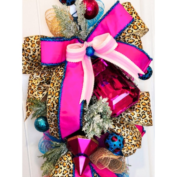 Leopard Print Wreath - Etsy