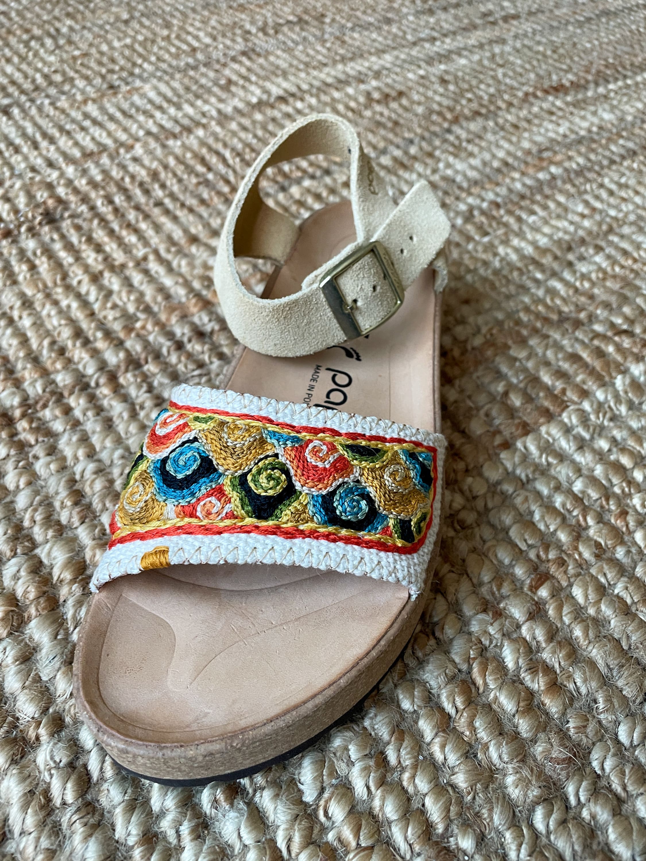 Birkenstock Papillio Sandals With Hand Embroidery - Etsy