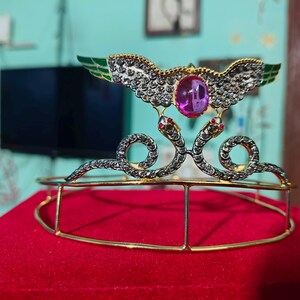 Christmas Special Snake Crown With Natural Victorian Diamond, 925 ...