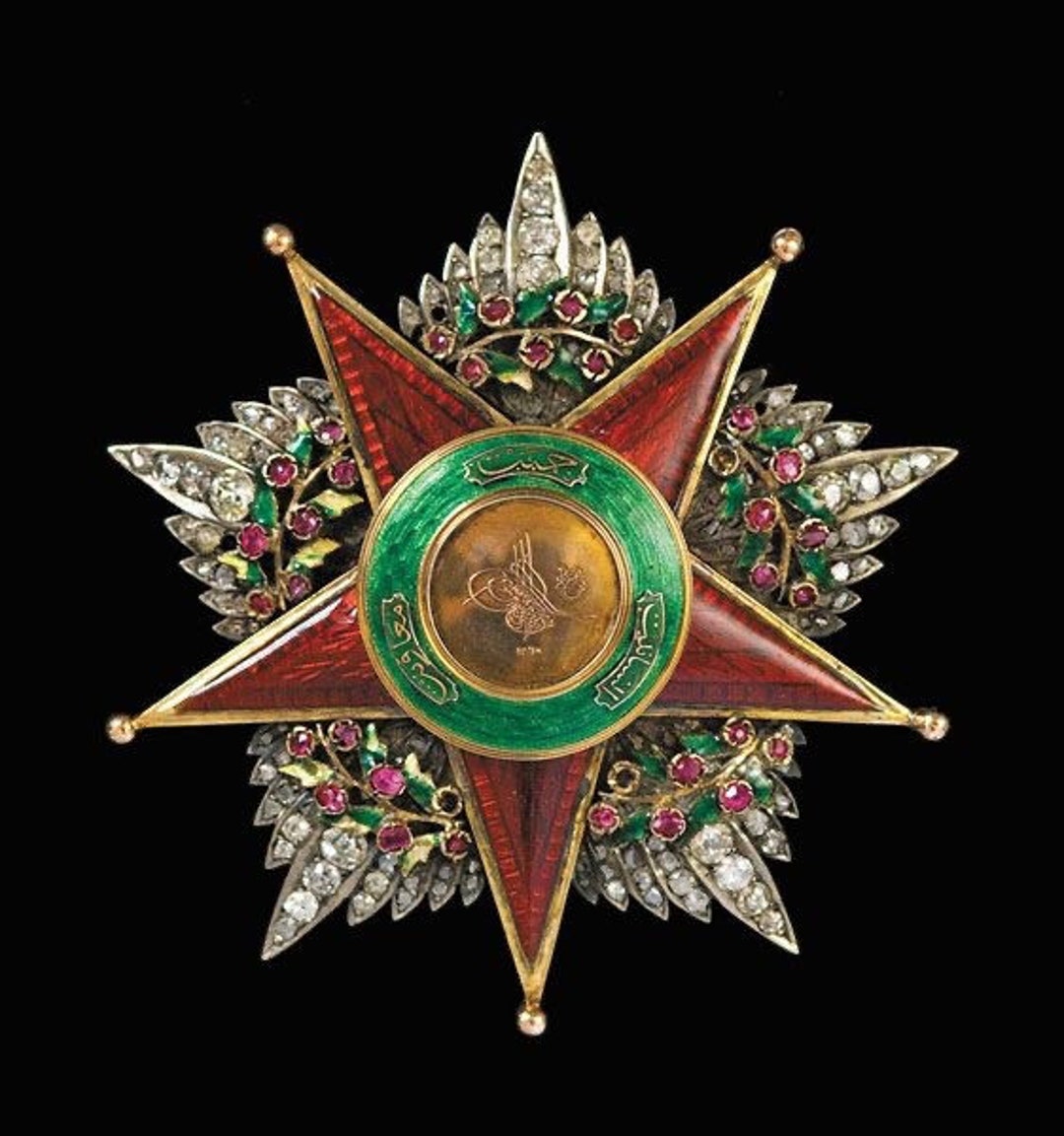 Antique Brooch With Natural Victorian Diamond, 925 Sterling Silver ...