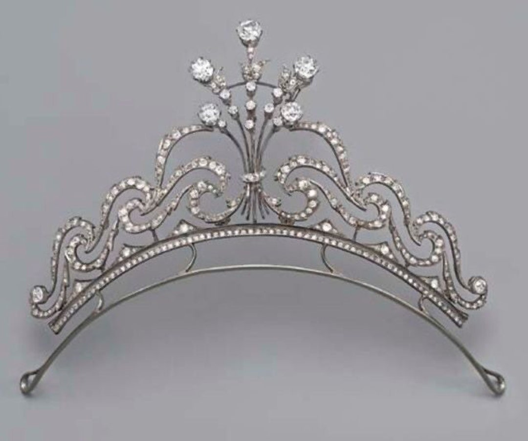 925 Sterling Silver Tiara Crown - Etsy
