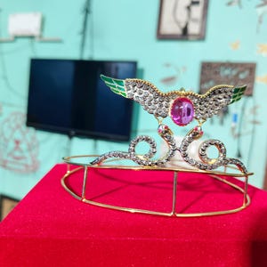Christmas Special Snake Crown With Natural Victorian Diamond, 925 ...