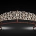 Wedding Tiara Crown Studded Natural Diamonds, Sterling Silver 925 ...