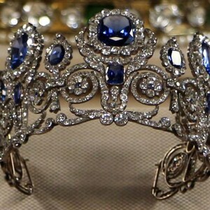 Vintage Victorian Reproduction Tiara Crown With American Diamond ...