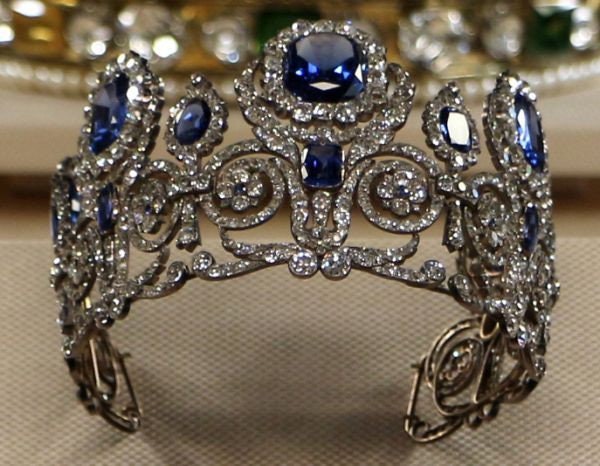 Vintage Victorian Reproduction Tiara Crown With American Diamond ...