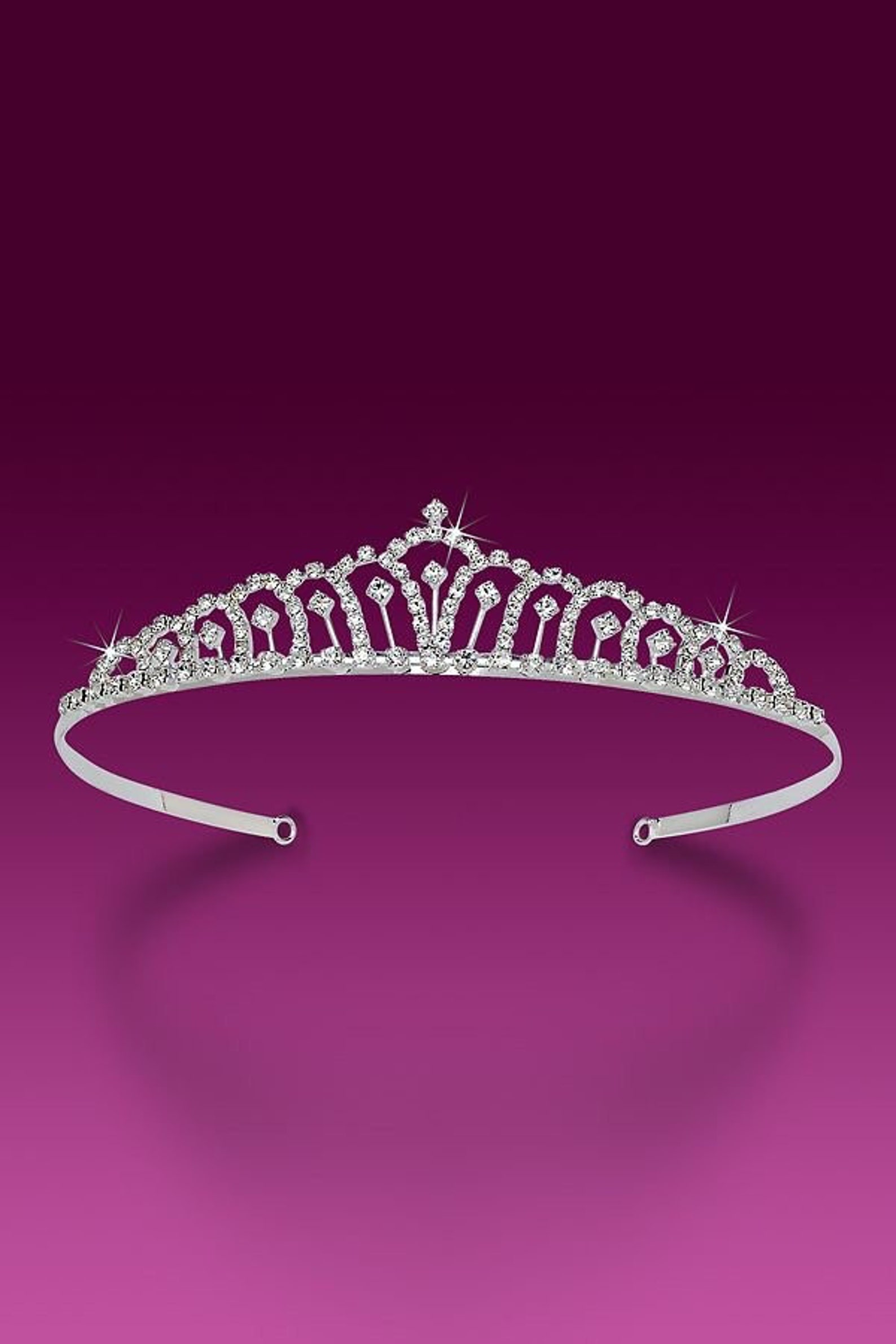 925 Sterling Silver Tiara Crown - Etsy