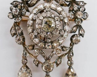 925 Sterling Silver Antique Brooch - Etsy