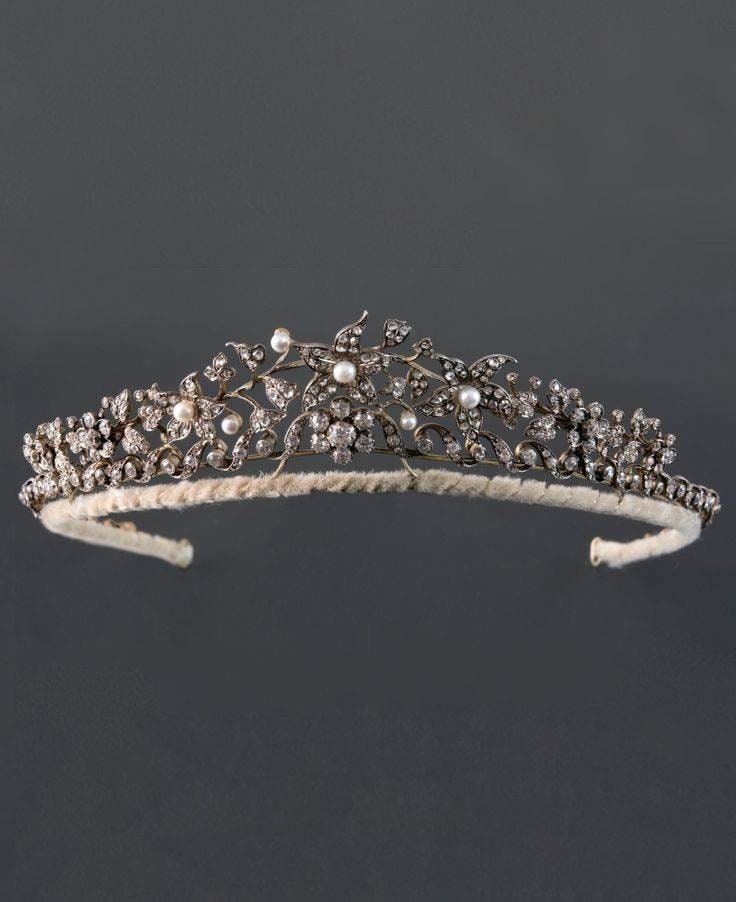 Christmas Special Crown With Natural Victorian Diamond, 925 Sterling ...