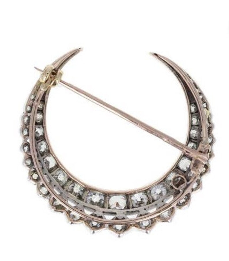 Silver , Moon Brooch & Pendant - Etsy