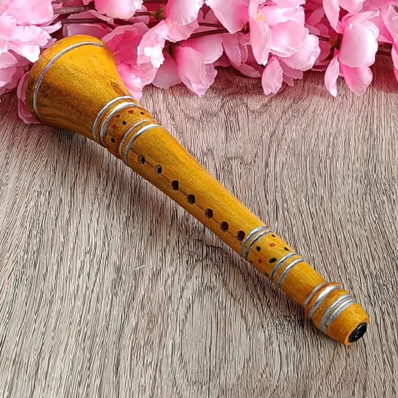 Handmade Wooden Shehnai: Indian Clarinet, Home Decor (8") - Etsy