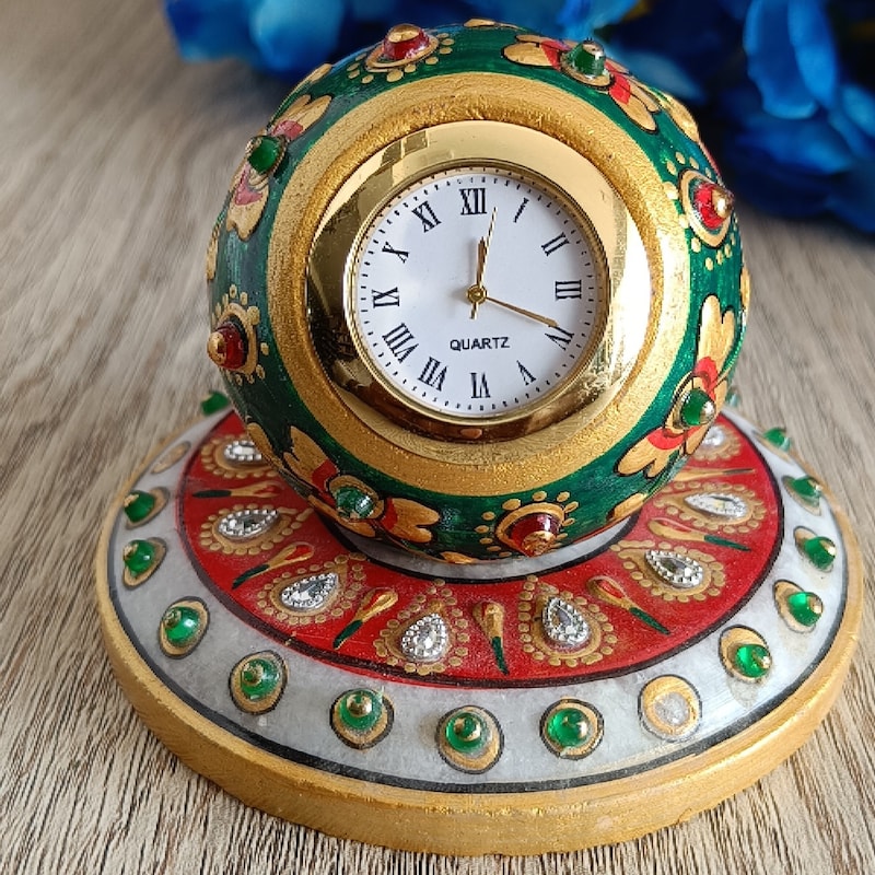 Marble Clock - Etsy