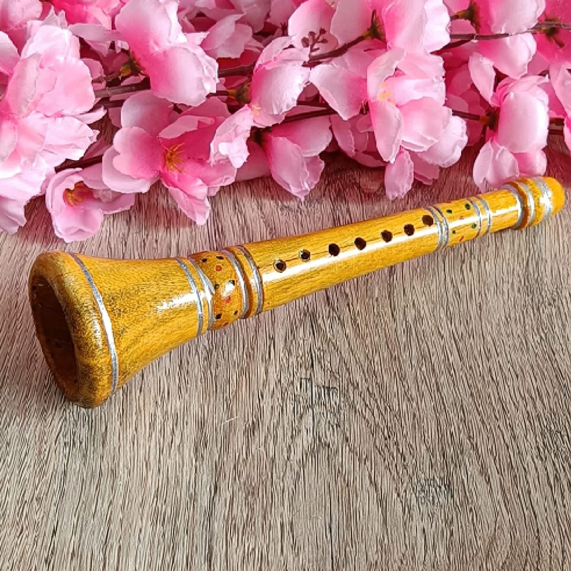 Handmade Wooden Shehnai: Indian Clarinet, Home Decor (8") - Etsy