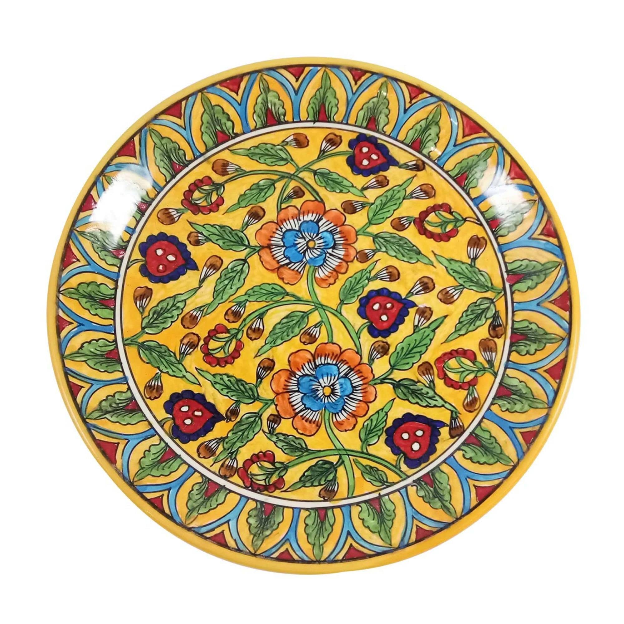 India Meets India Ceramic Dinner Plate Dessert Plate Service Plate ...