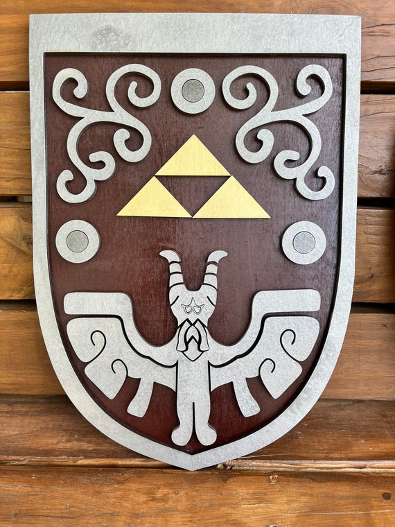 Heros Shield Wind Waker Shield LOZ Wooden Wall Decor - Etsy