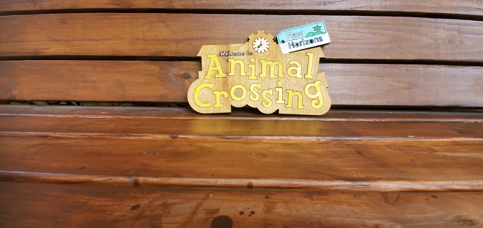 Custom Hand Painted Welcome to Animal Crossing Sign. | Etsy