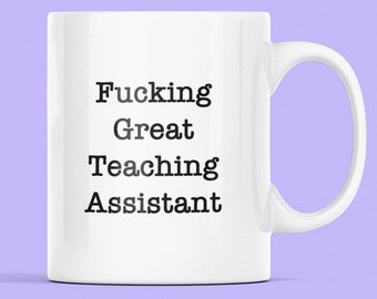 Teaching Assistant Mug - Etsy UK