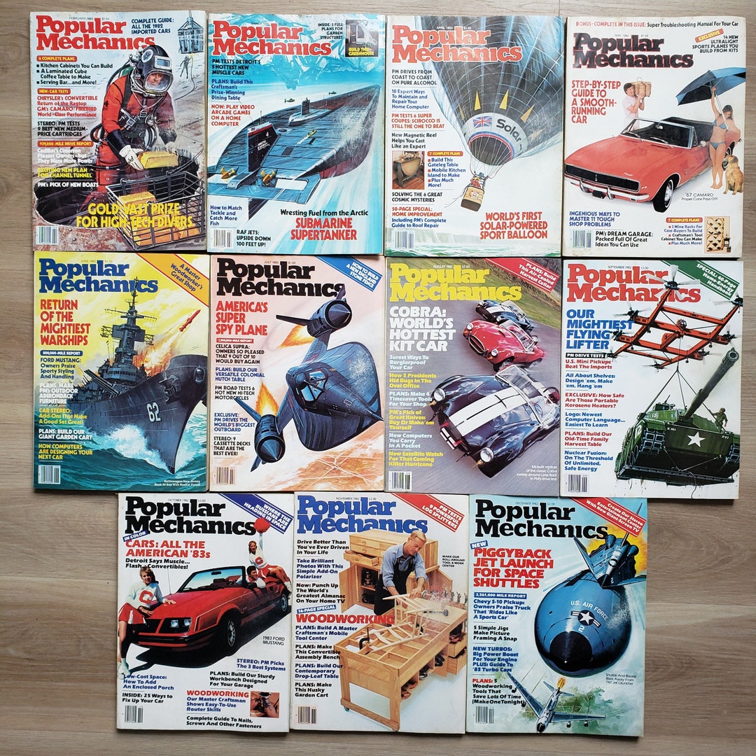 Popular Mechanics 1982 Vintage Magazines - Etsy