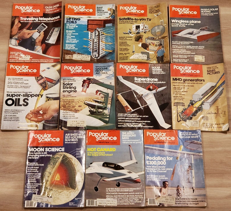 Popular Science Magazines 1978 Vintage - Etsy