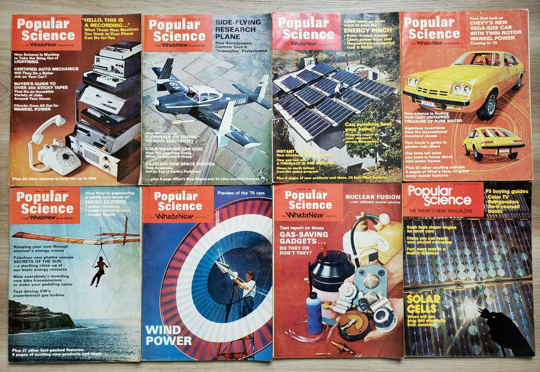 Popular Science Magazine 1974 Vintage - Etsy