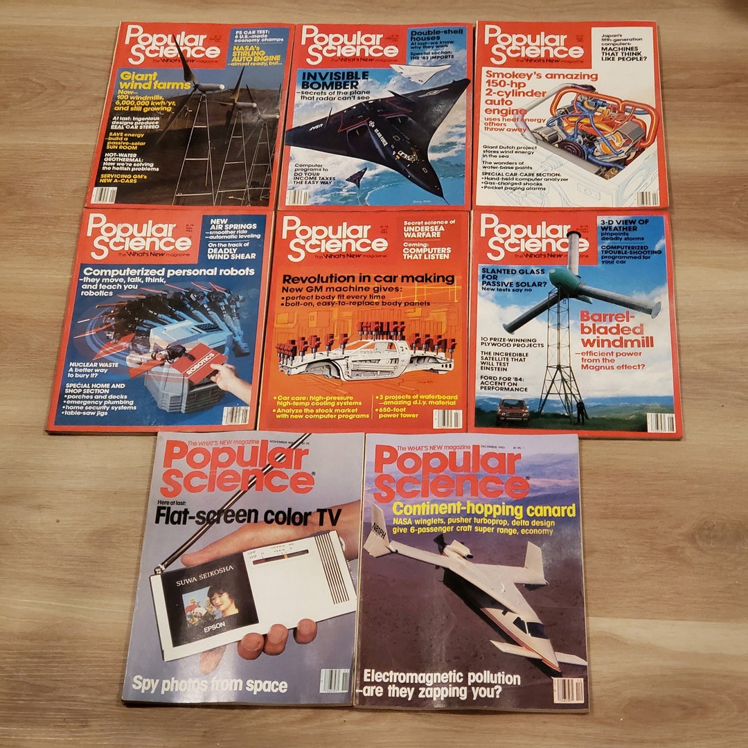 Popular Science Magazines 1983 Vintage - Etsy