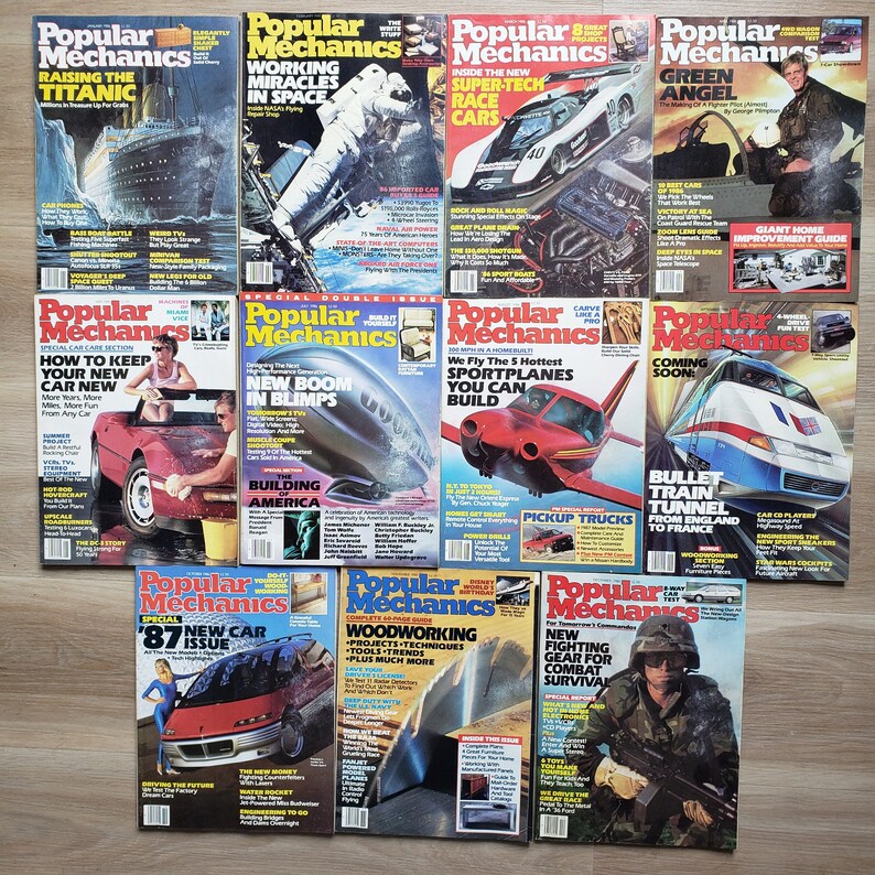 Popular Mechanics 1986 Vintage Magazines - Etsy