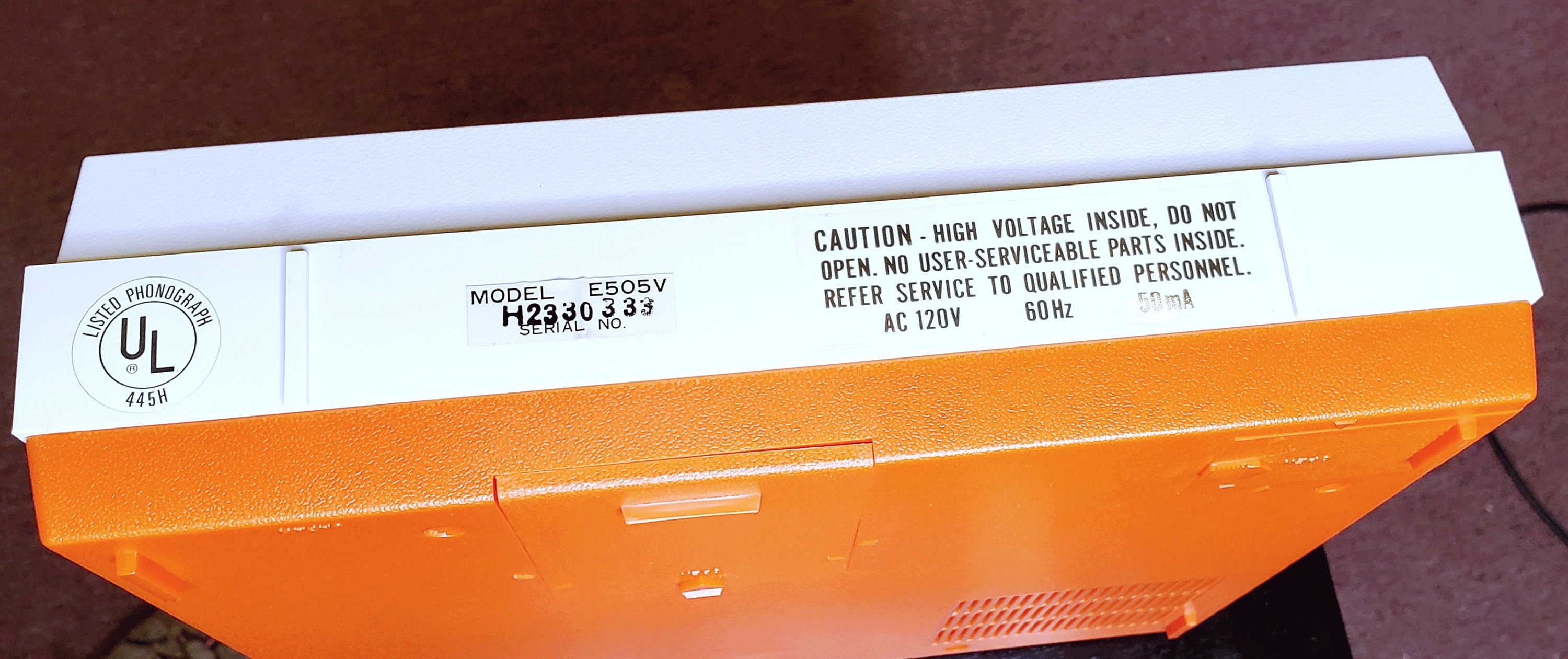 Portable Phonograph Record Player Zenith 1973 E505 NOS - Etsy