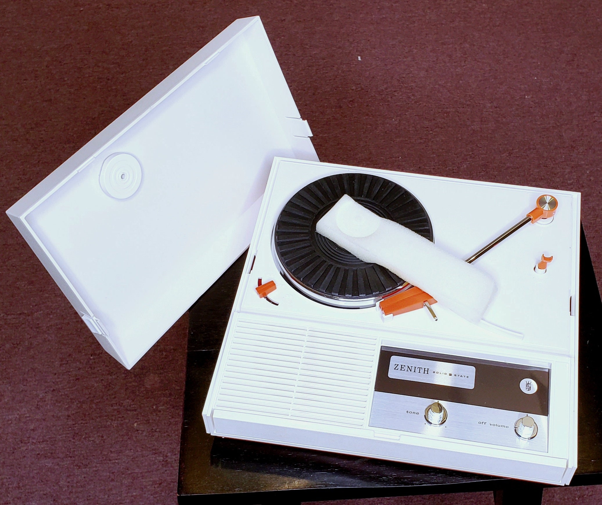 Portable Phonograph Record Player Zenith 1973 E505 NOS - Etsy