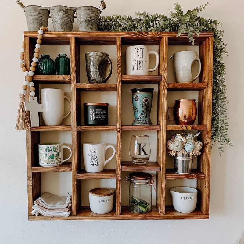 Coffee Mug Shelf - Etsy