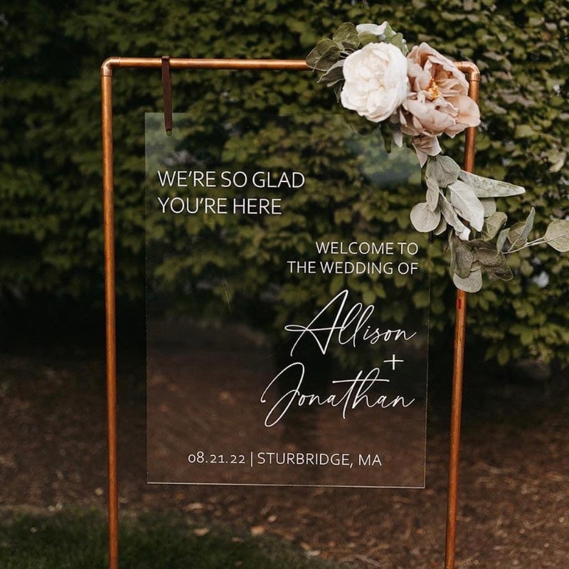 Acrylic Wedding Stands - Etsy