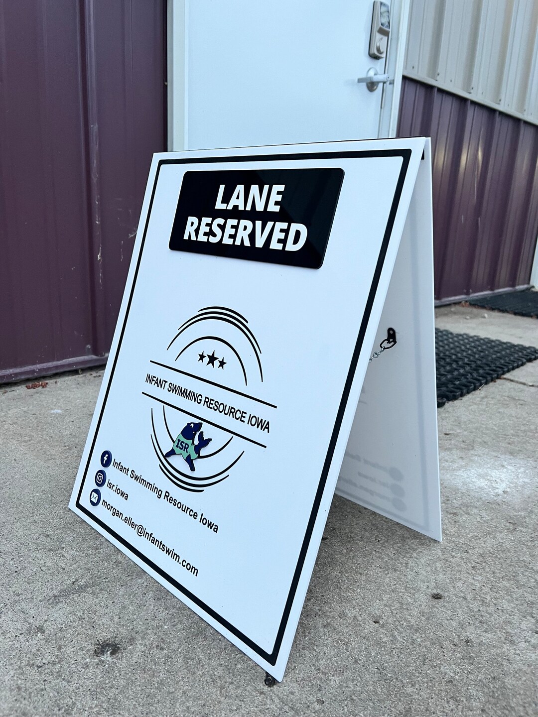 Business A Frame Sign Custom Made With Easel Hardware Sandwich Board ...