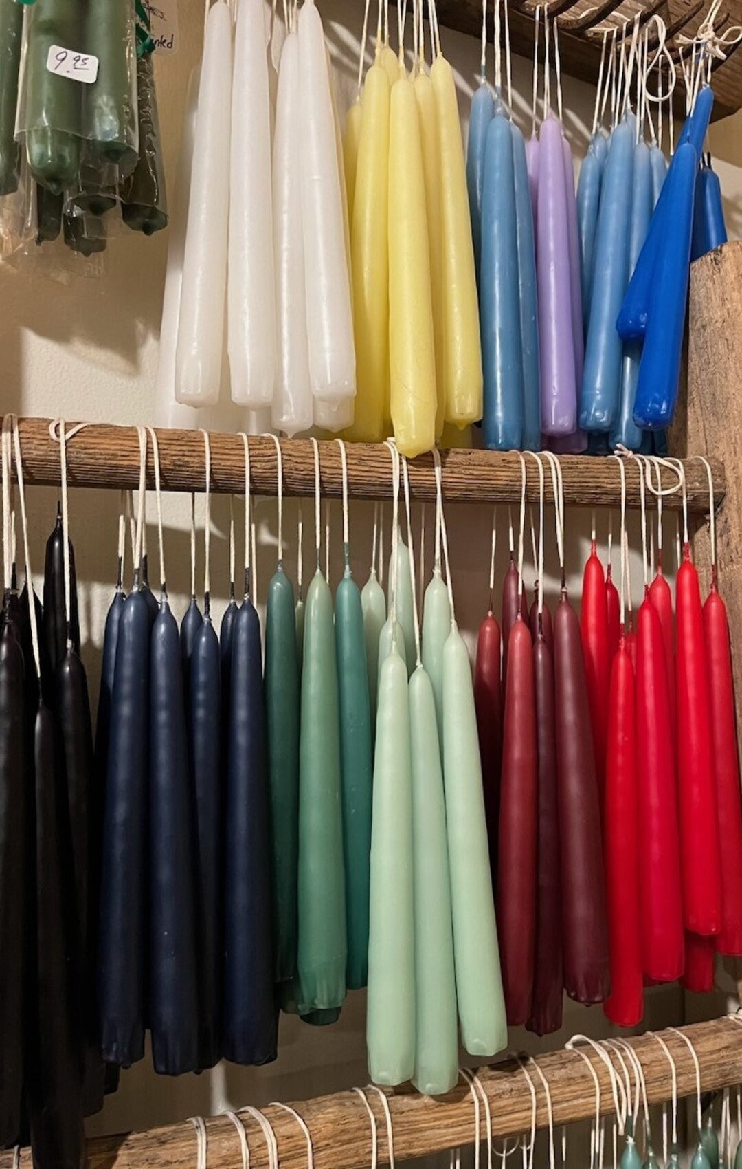 8" Hand Dipped Taper Pair Candles - Etsy