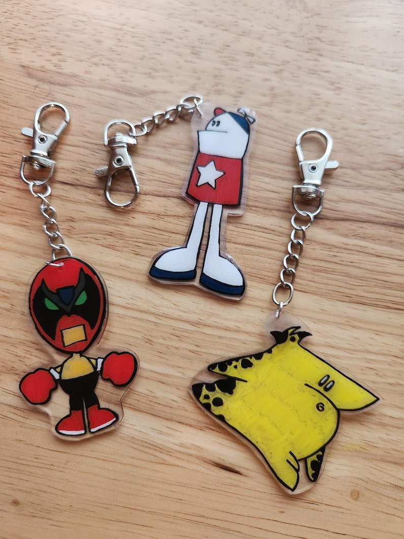 Homestar Runner Keychains, Toggles,one Set of 3. Homestar, the Cheat ...