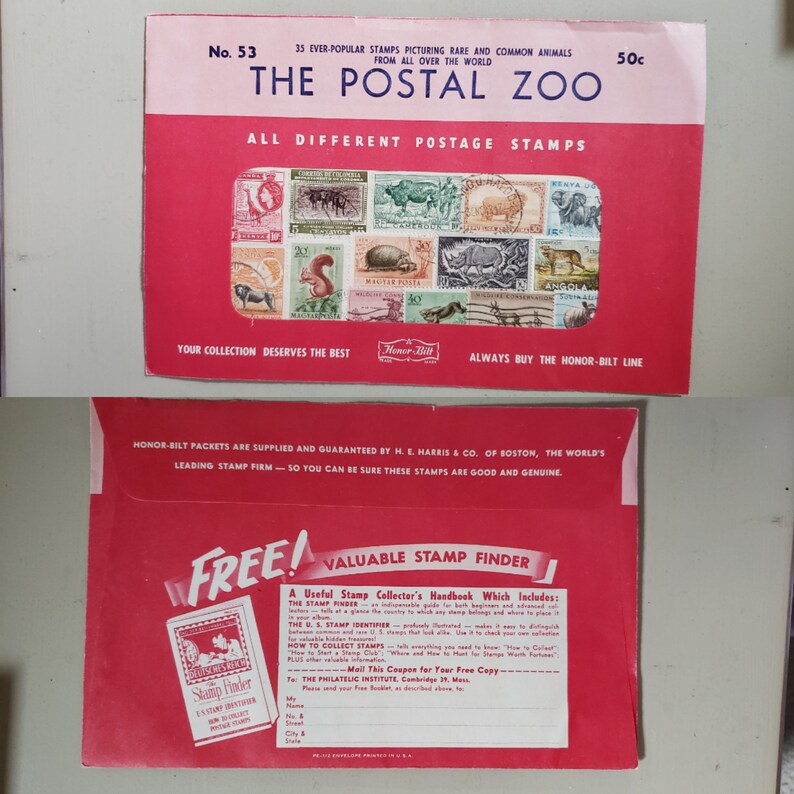 Sealed Stamp Packets US and Worldwide - Etsy