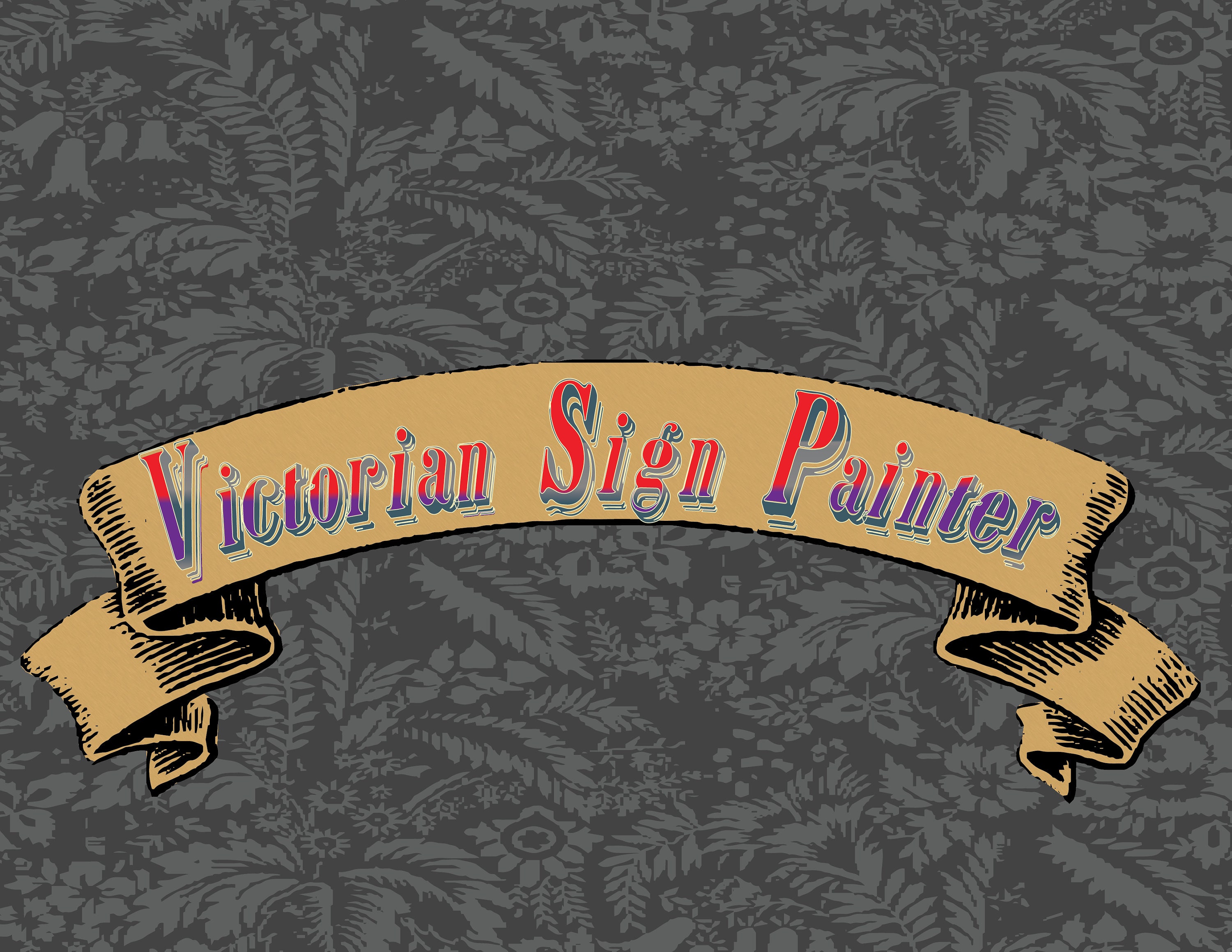 Victorian Sign Painter Font - Etsy