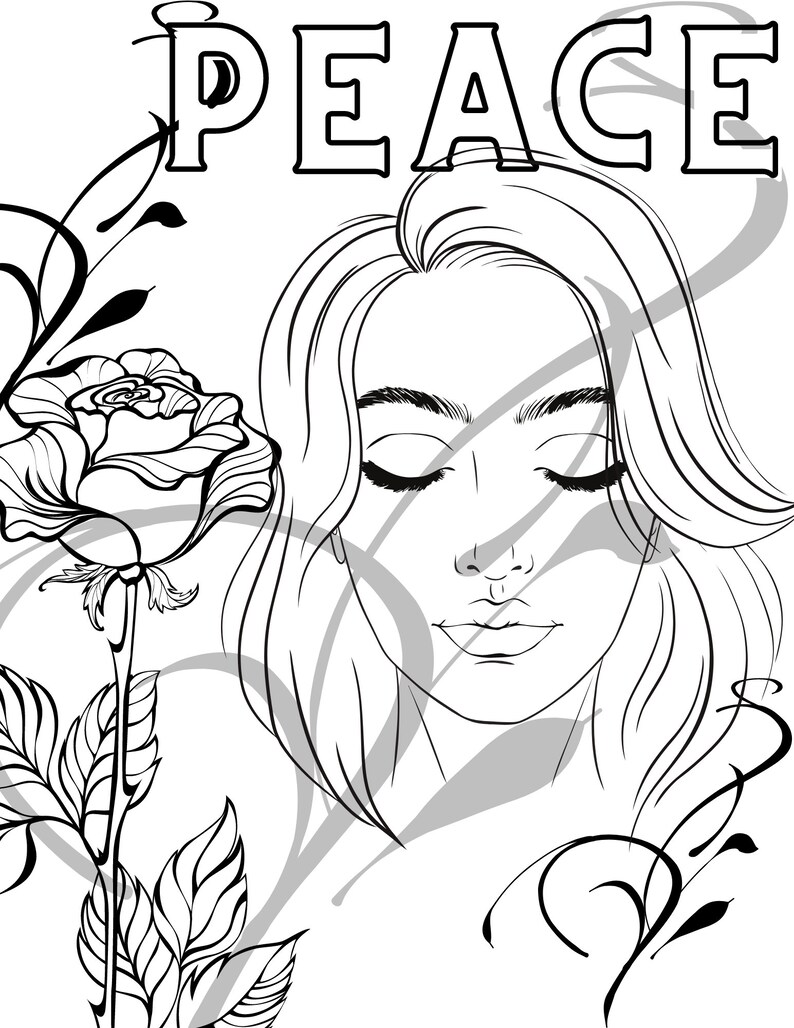 Adult Coloring Book Printable Coloring Page Coloring Book Etsy adult-coloring-book-printable-coloring-page-coloring-book-etsy