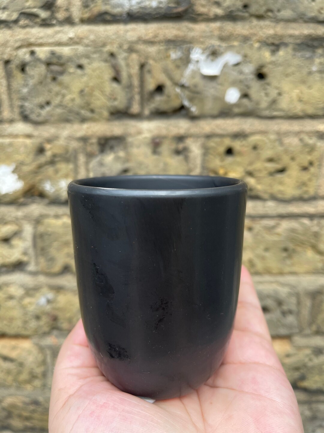 Cute Mini Black Ceramic Pot - Tiny Orchid /succulent Pot - Mini Plant ...