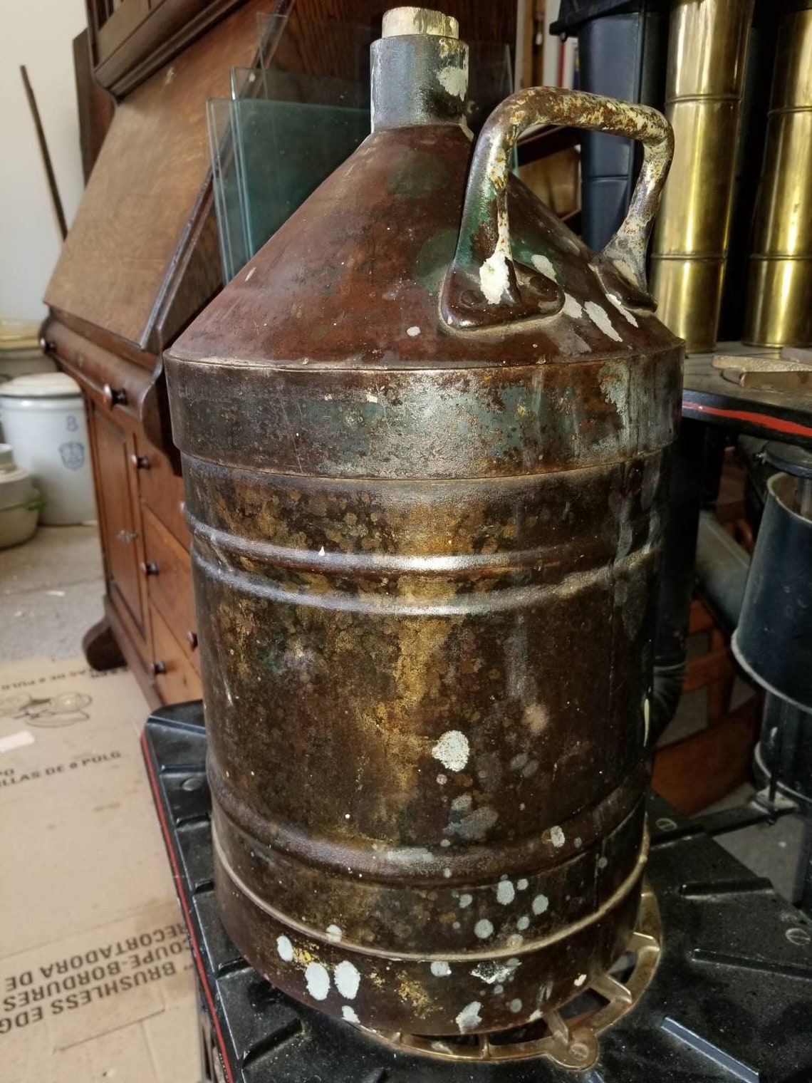 Antique The Texas Company 5 Gallon Oil Can NO. 66821 Texaco - Etsy.de