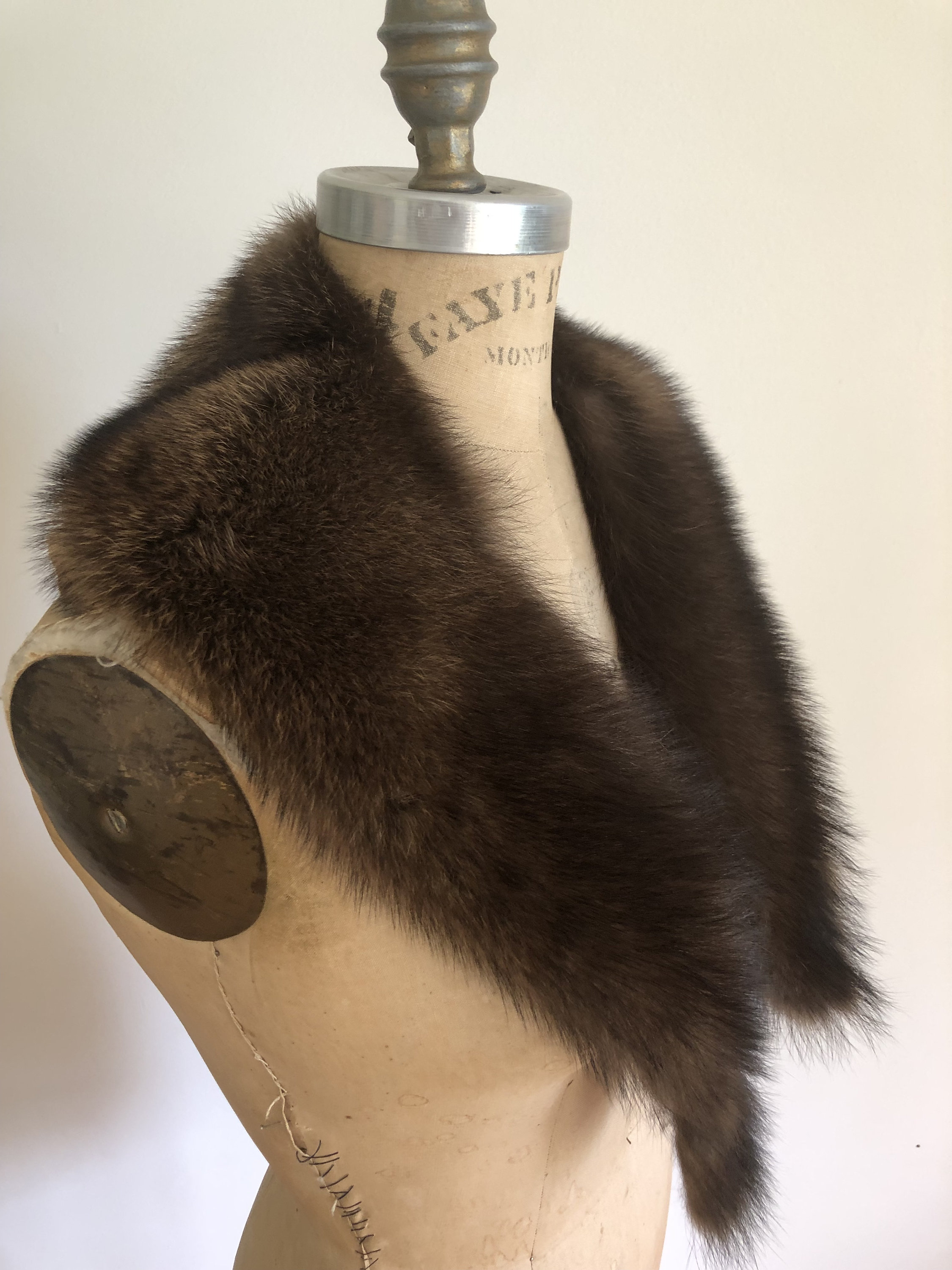 Luxurious Fitch Fur Collar. - Etsy