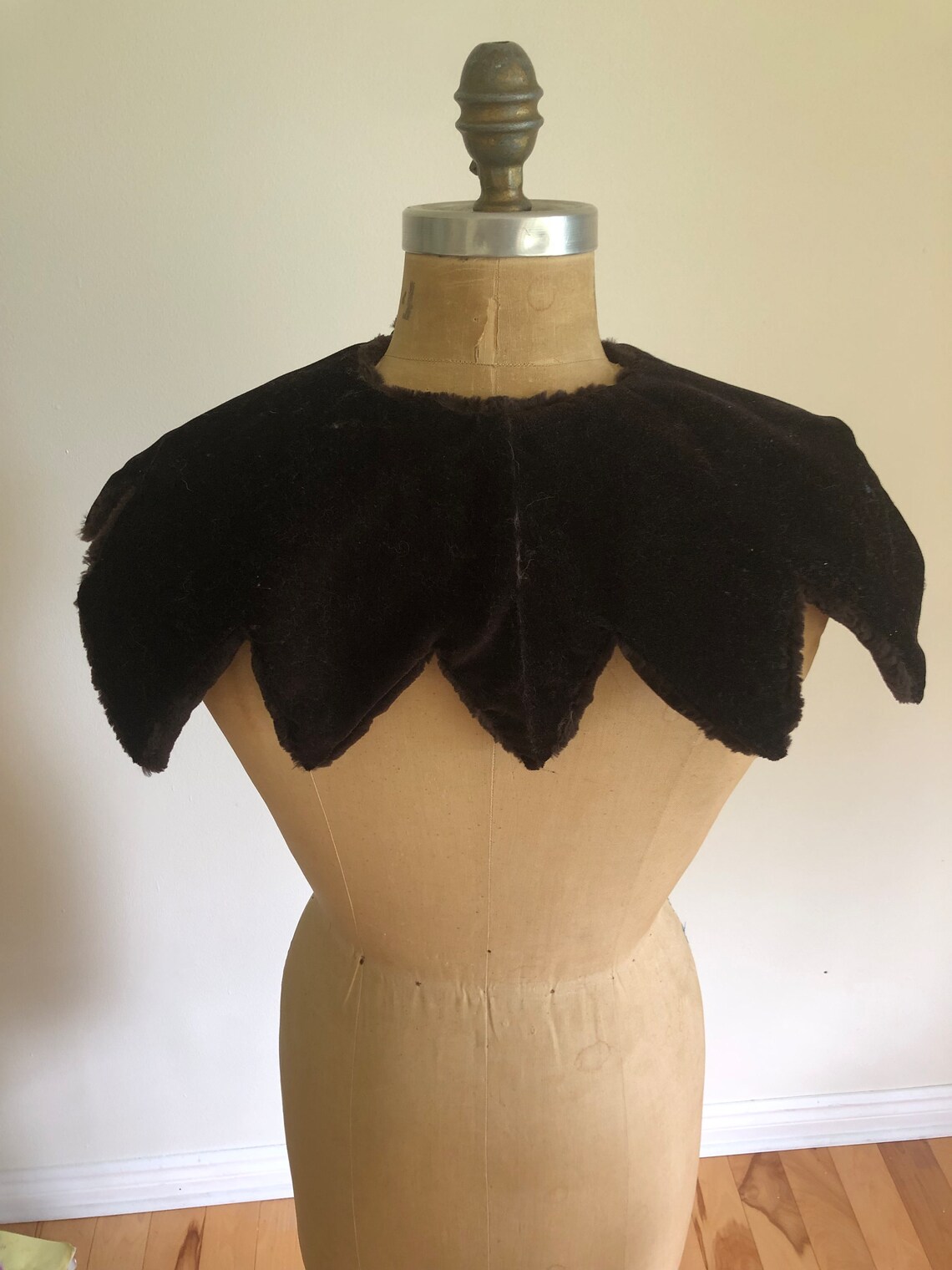 Unique Sheared Beaver Fur Collar Small Shawl - Etsy