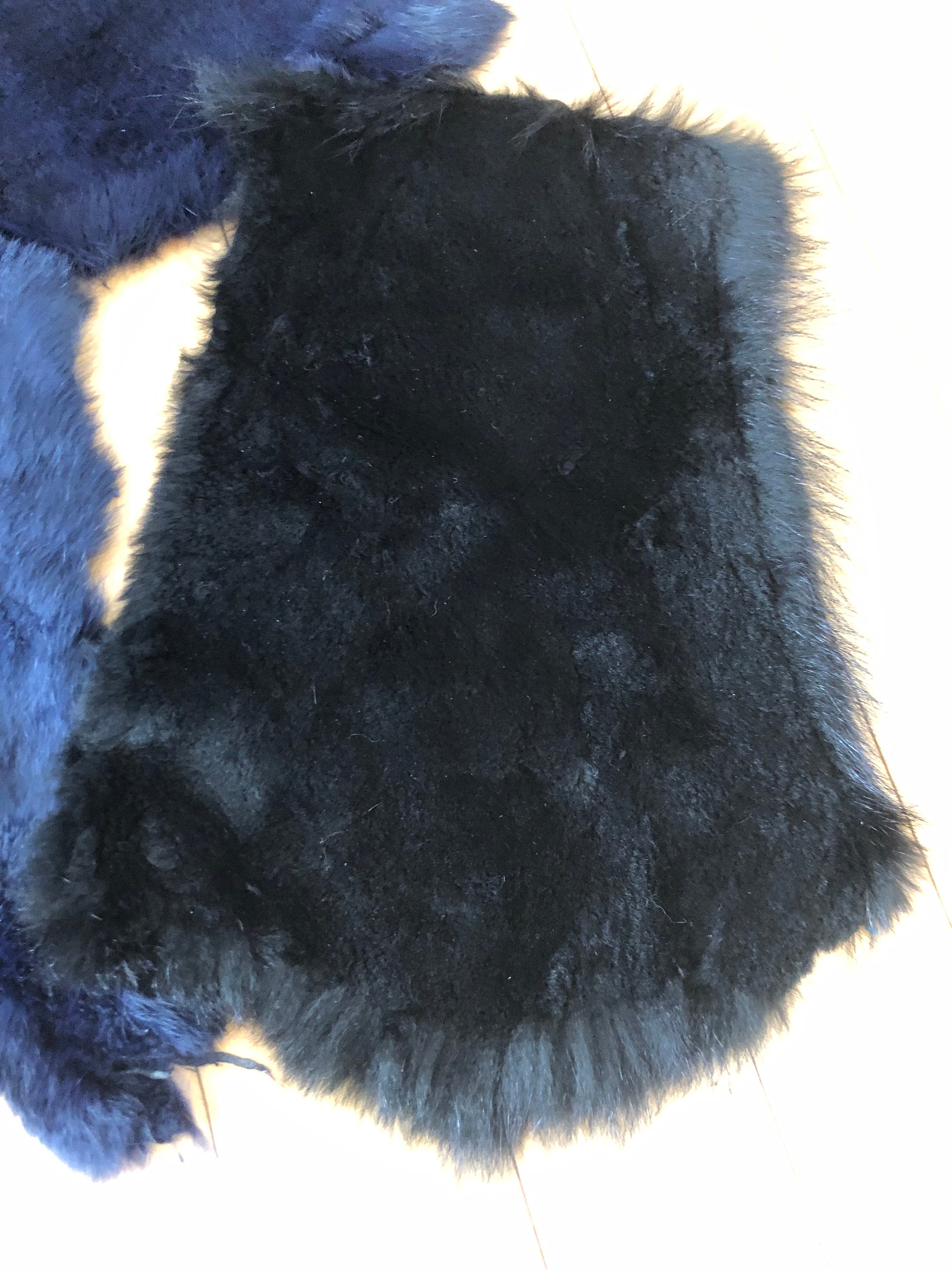 5 Sheared Rex Rabbit Pelts for Crafts - Etsy