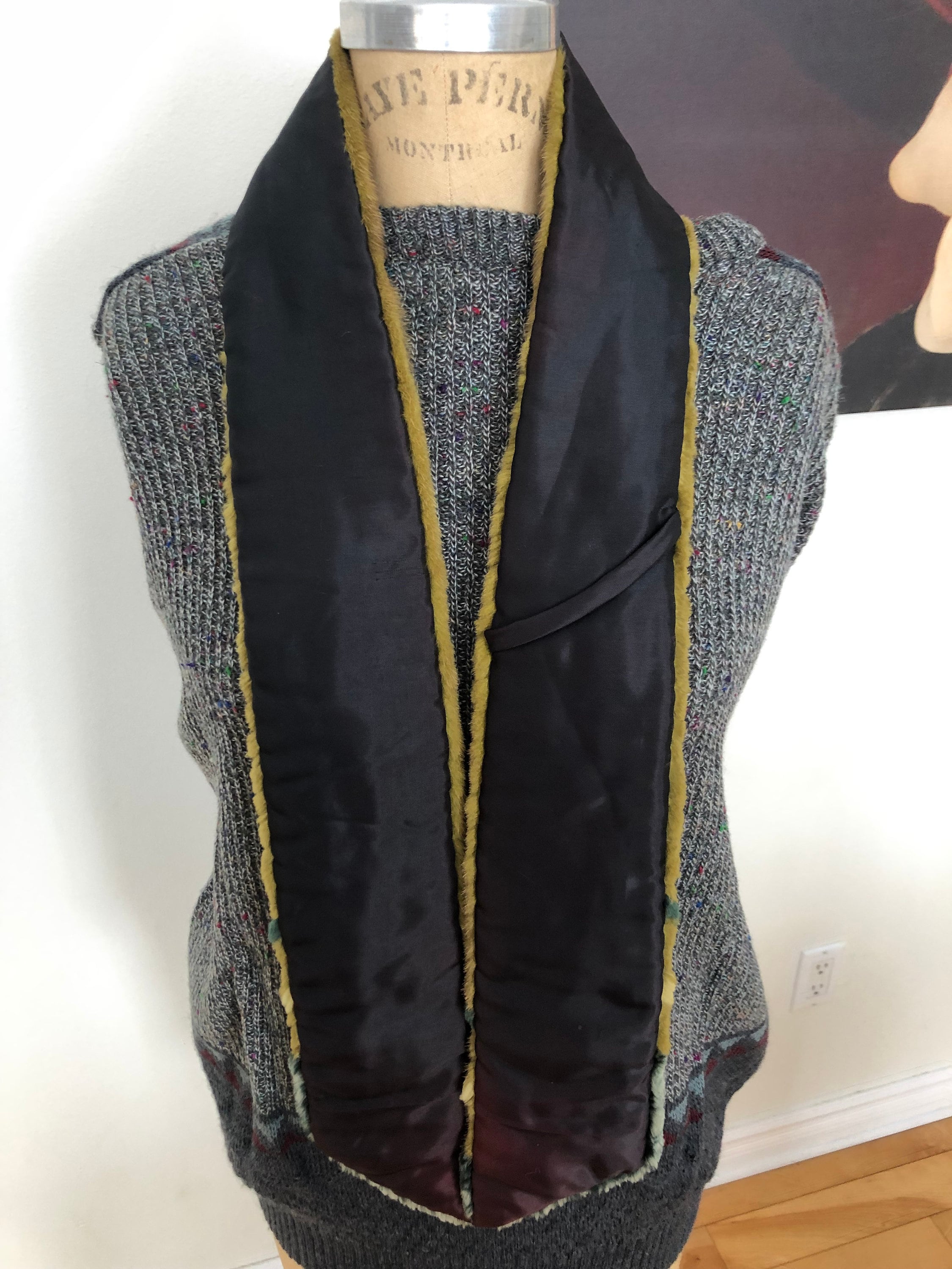 Farm Raised Sheared Mink and Sheared Beaver Fur Scarf - Etsy