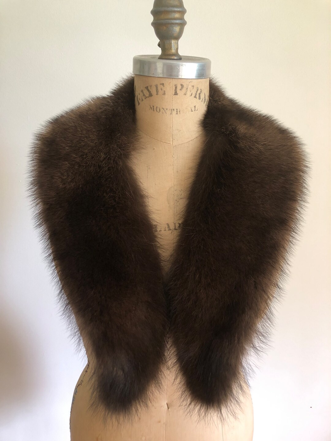 Luxurious Fitch Fur Collar. - Etsy