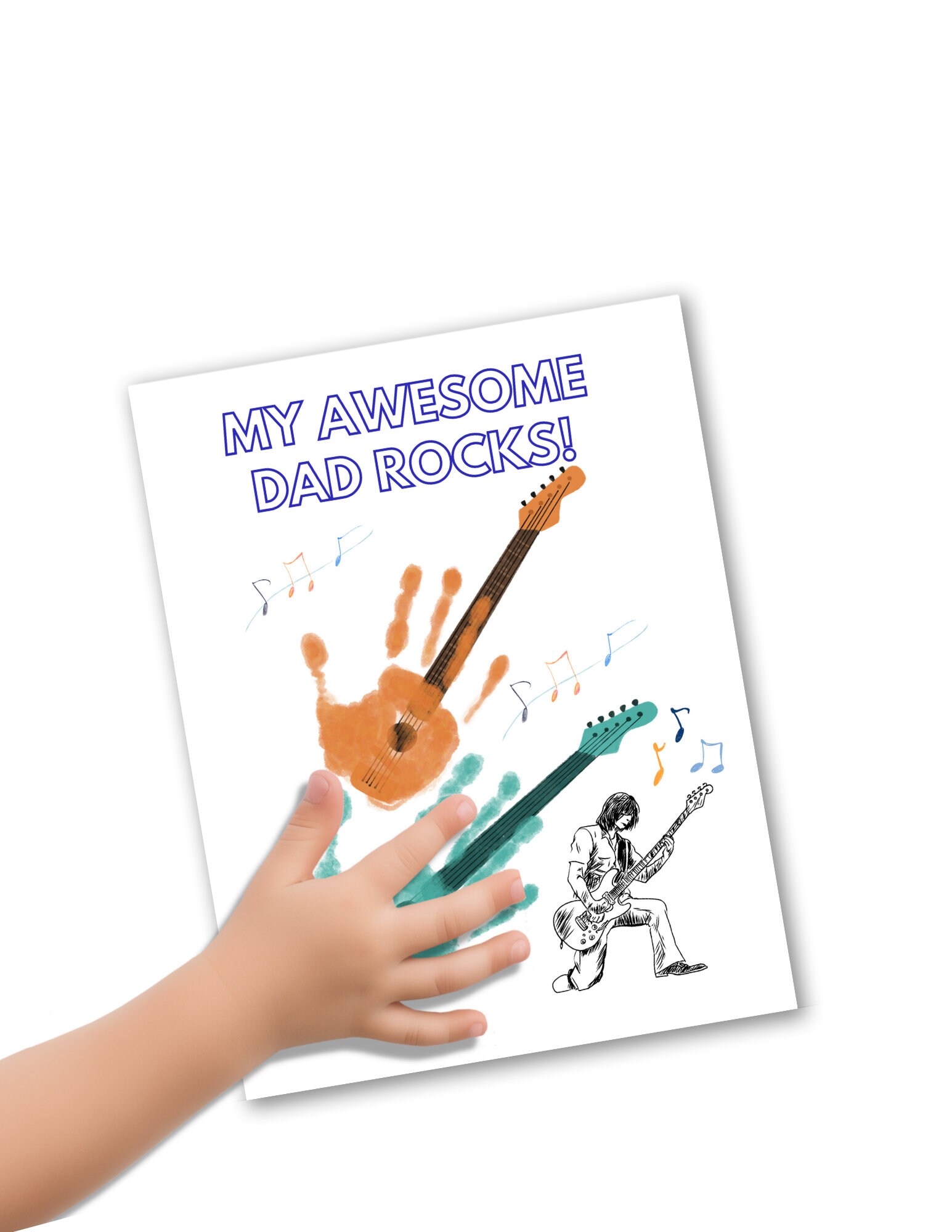 Father's Day Handprint, Handprint Art, Handprint Craft, Fathers Day ...