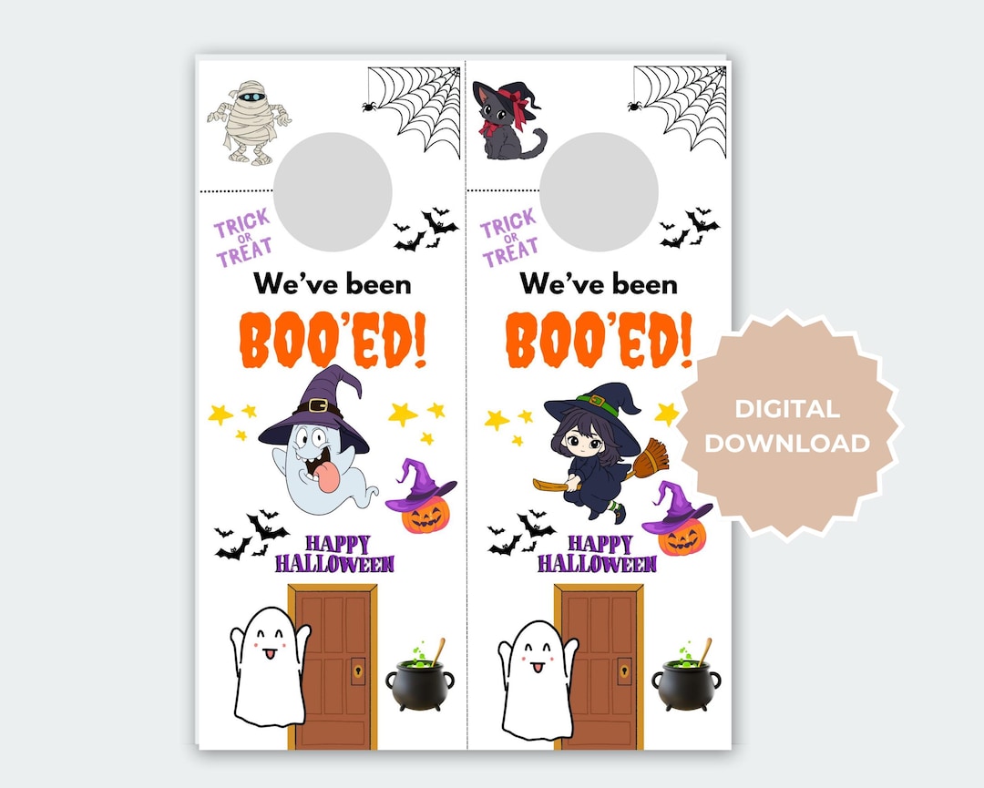 You've Been Boo-ed Halloween Game, Neighbor Gift, Boo Coworker Game ...