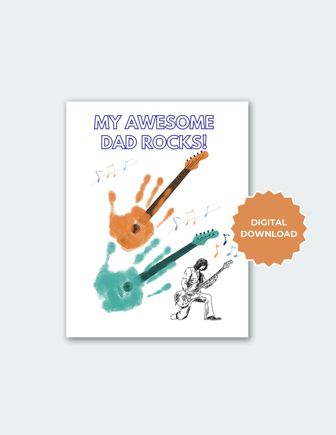 Father's Day Handprint, Handprint Art, Handprint Craft, Fathers Day ...