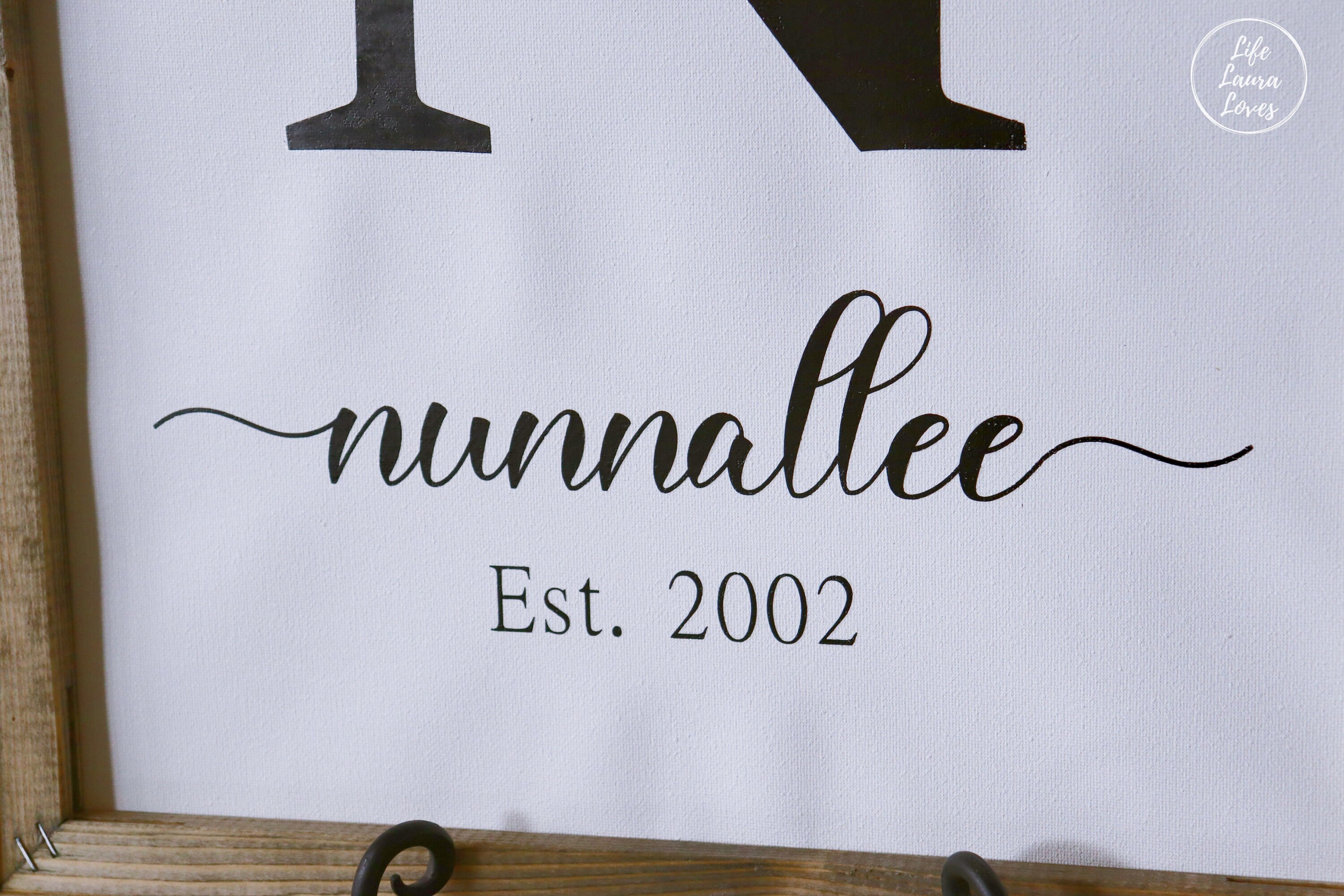 Canvas Name Sign Personalized Reverse Canvas Custom Canvas - Etsy