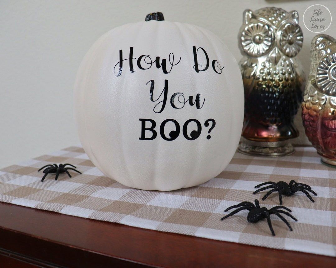 How Do You BOO? Halloween Decal - Etsy