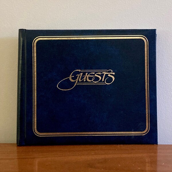 Vintage Guest Book - Etsy