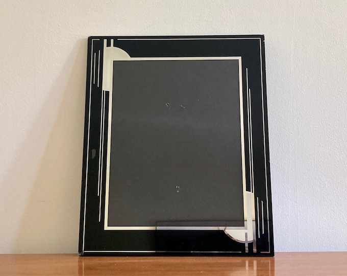 ONE 30s Art Deco Picture Frames | Reverse Painted Antique Picture Frame ...