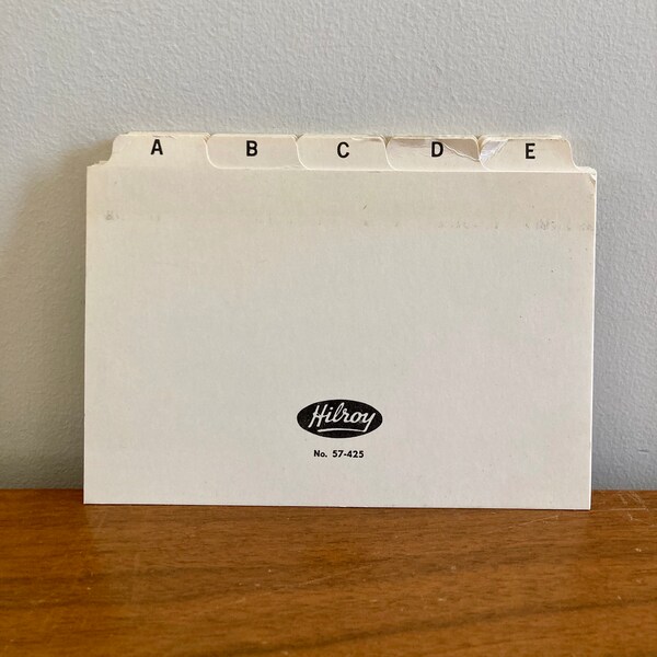 Alphabet Divider - Etsy